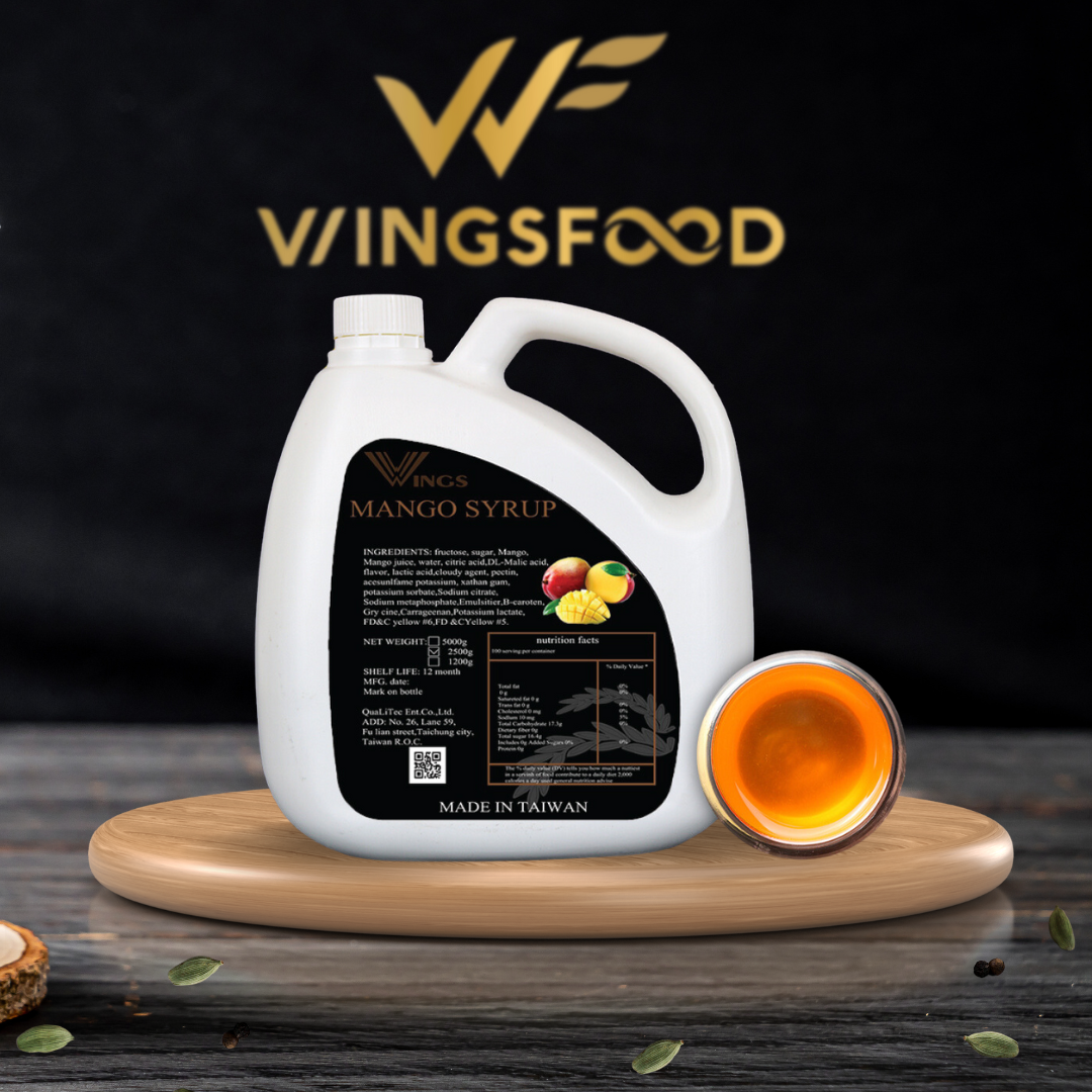 Siro Xoài Wings - Sản phẩm cao cấp, mang lại hương vị đậm đà