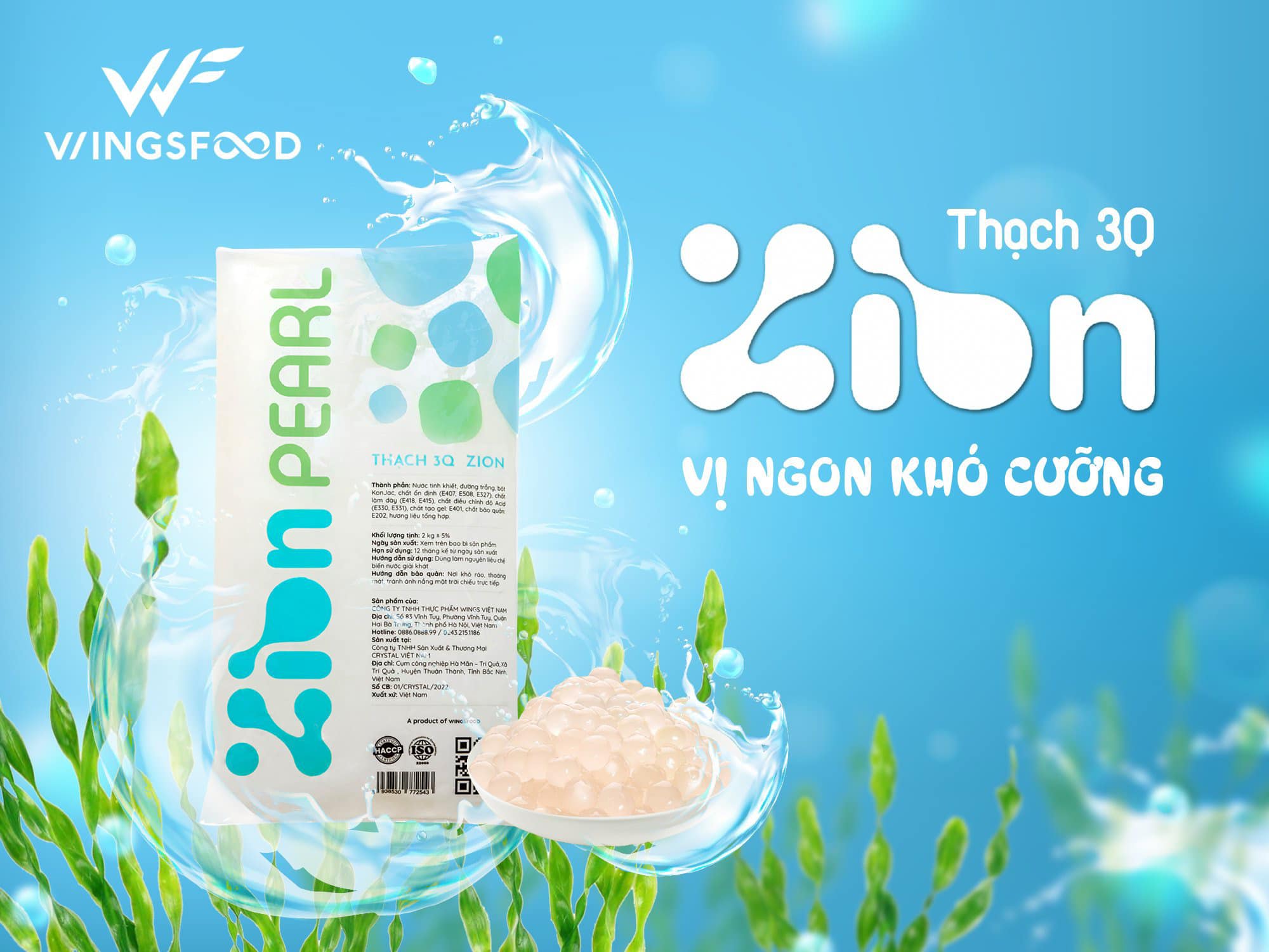 Thạch 3Q Zion - Chúng tôi chọn sức khỏe người tiêu dùng - Wings